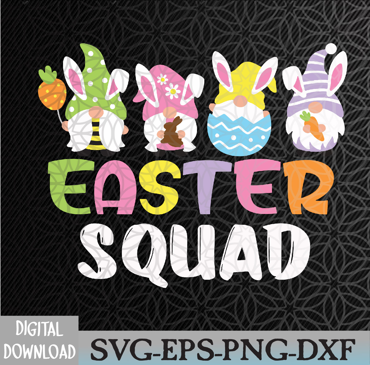 Easter Squad Svg, Eps, Png, Dxf, Digital Download | Inspire Uplift