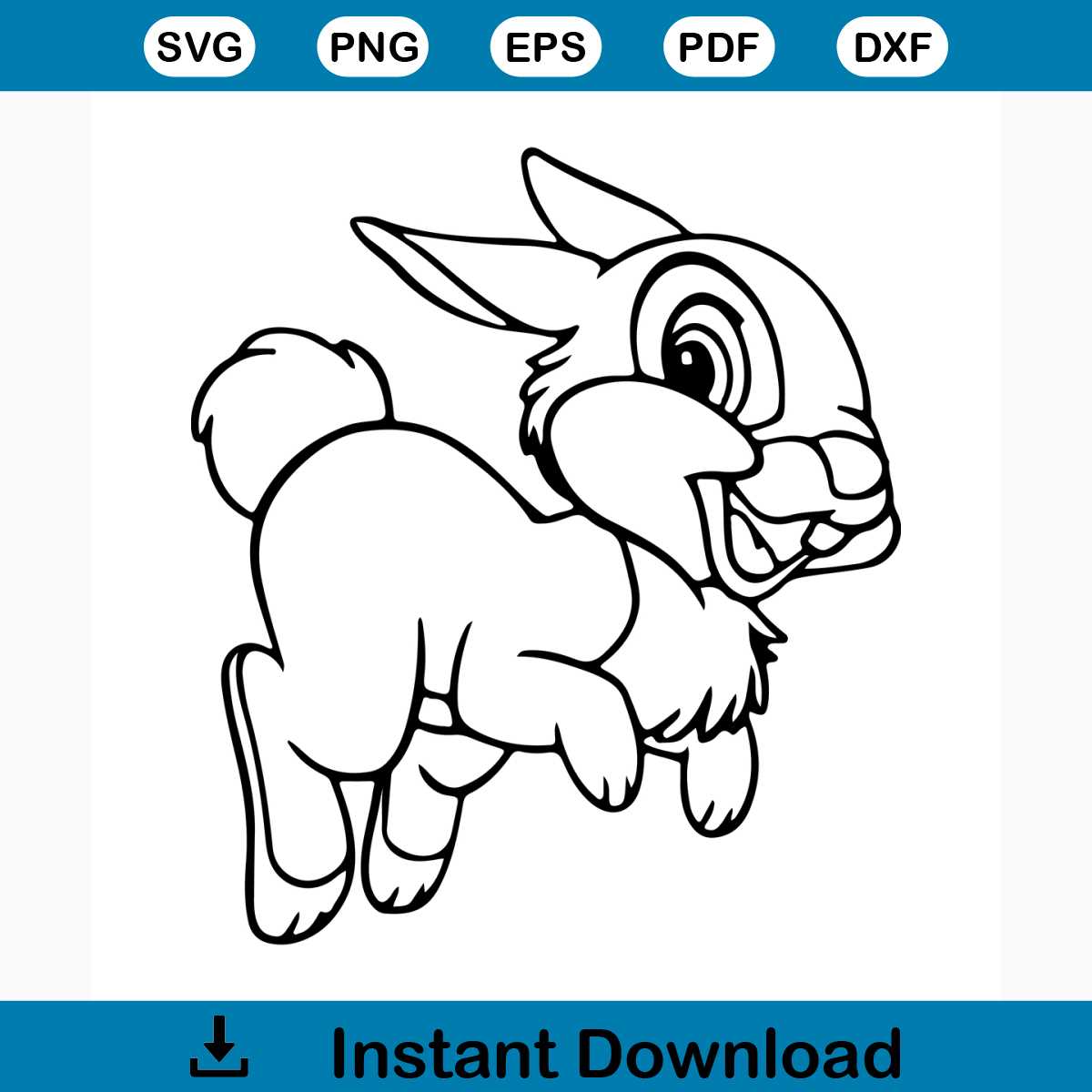 Thumper svg free, disney svg, bambi svg, instant download, r | Inspire ...