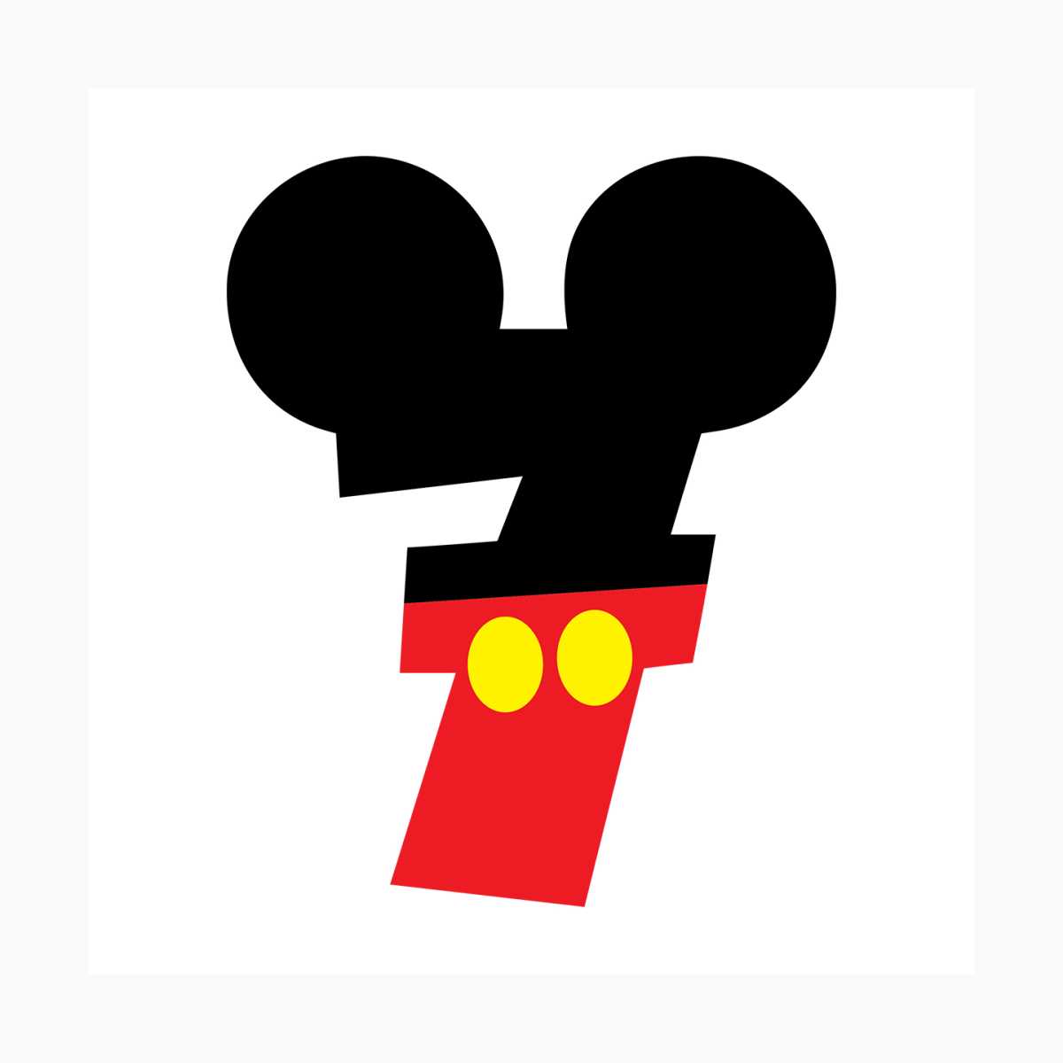 Micky numbers svg free, seven svg, disney svg, instant downl | Inspire ...