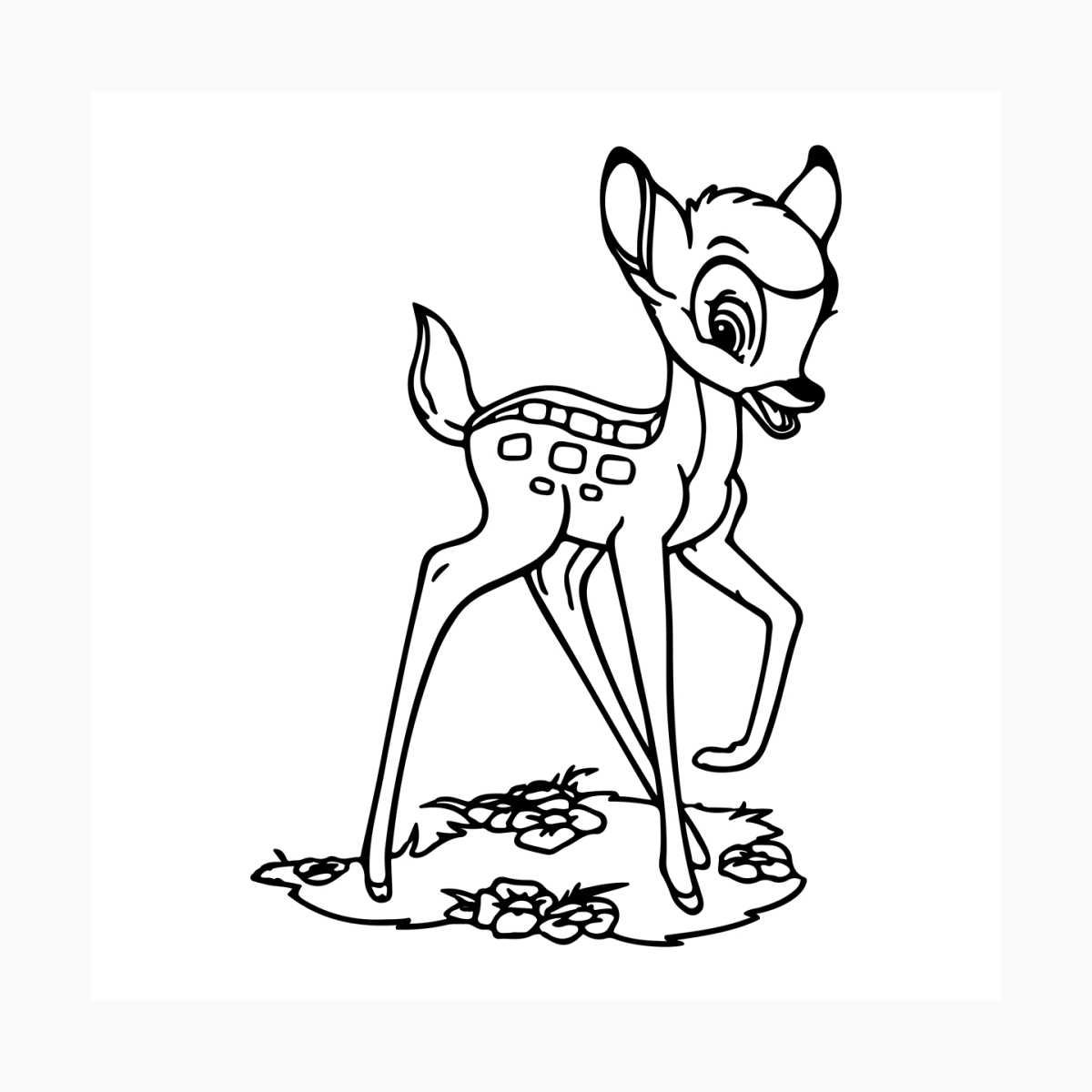 Bambi free svg, disney svg, best disney svg files, instant d | Inspire ...