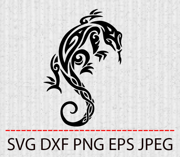 Lizard Outline Svg | Inspire Uplift