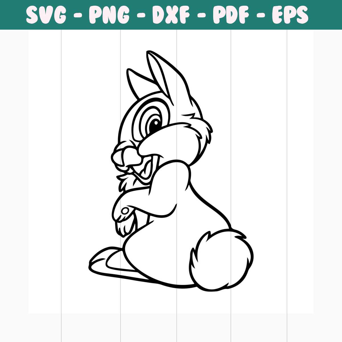 Thumper free svg, disney svg, bambi svg, instant download, o | Inspire ...