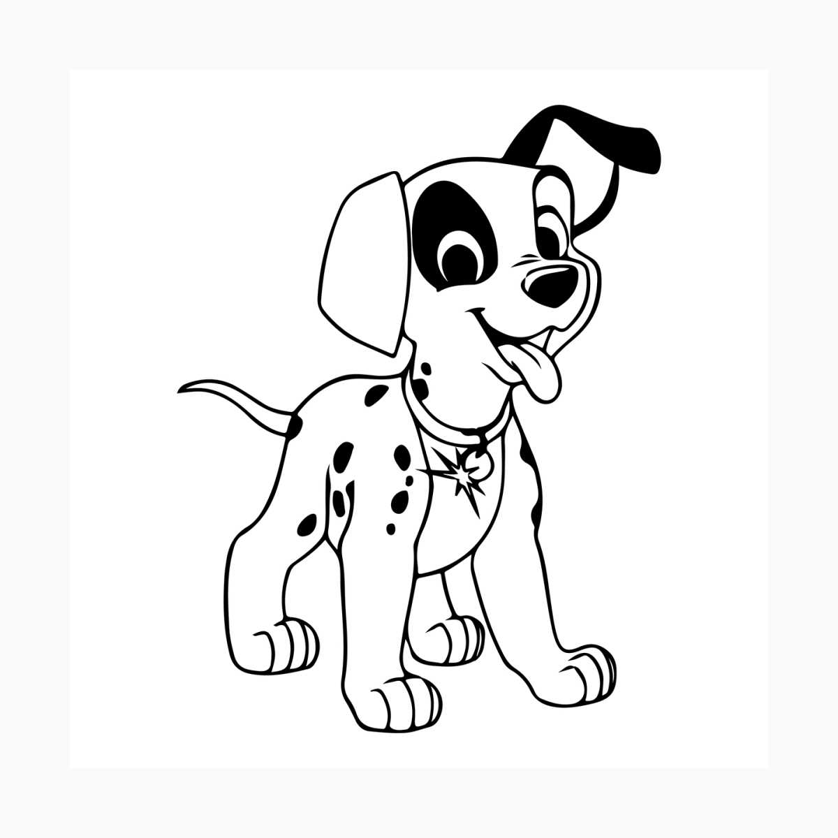 101 dalmatians svg free, outline svg, disney svg, instant do | Inspire ...