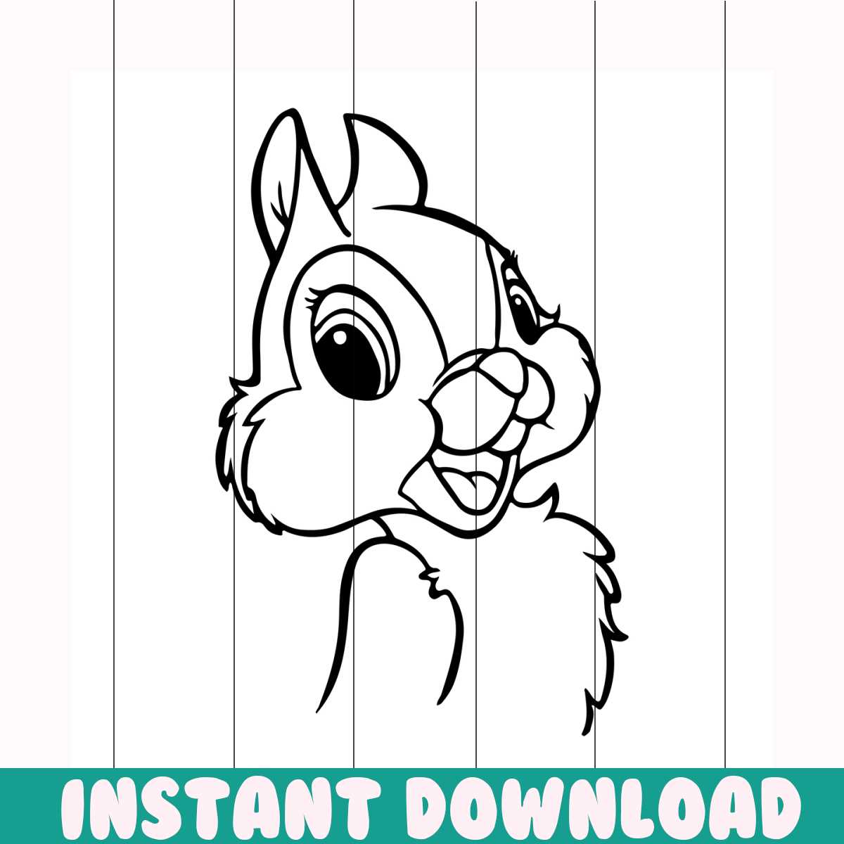 Thumper svg free, free svg files disney, bambi svg, instant - Inspire ...