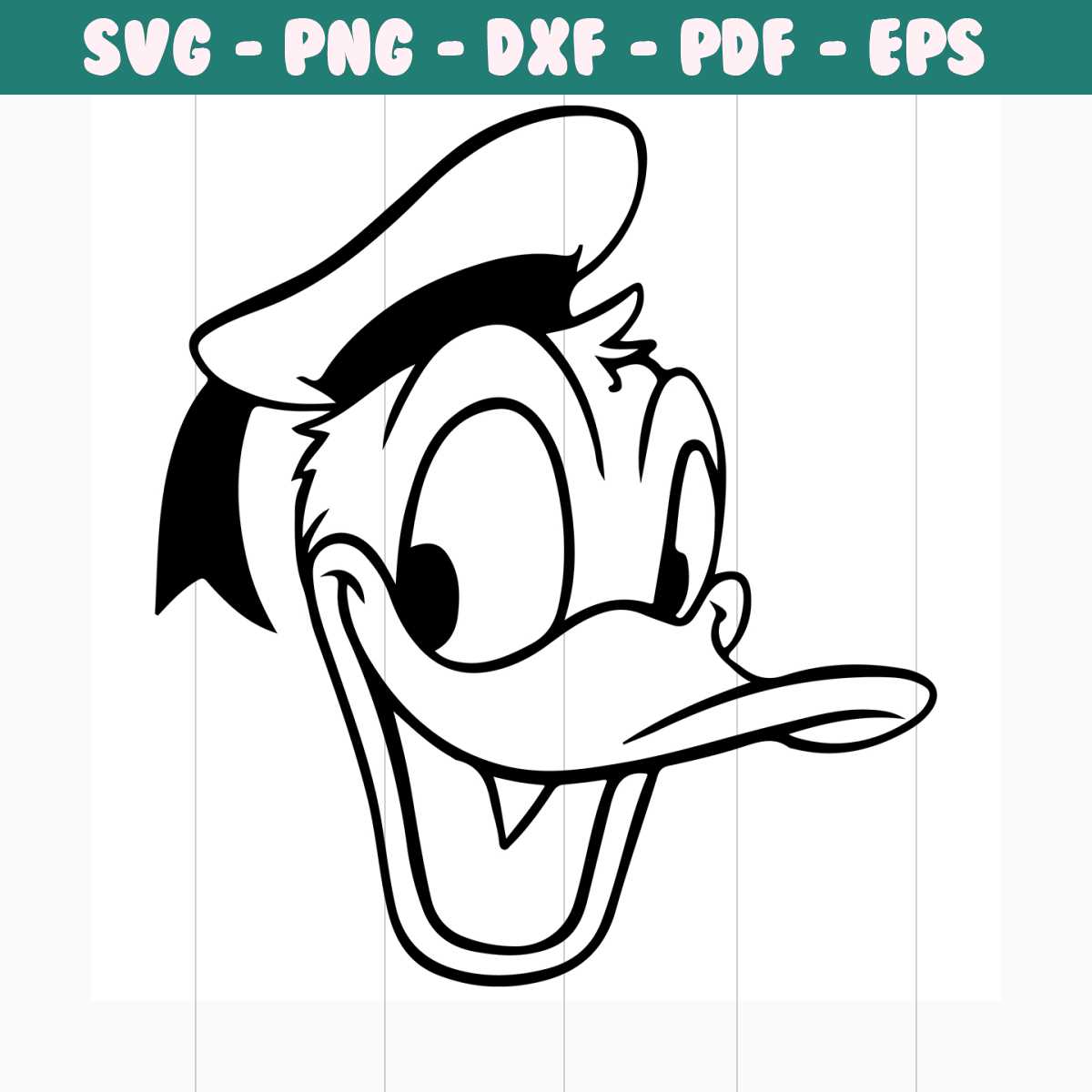 Donald duck svg free, free svg files disney, cartoon svg, in - Inspire ...