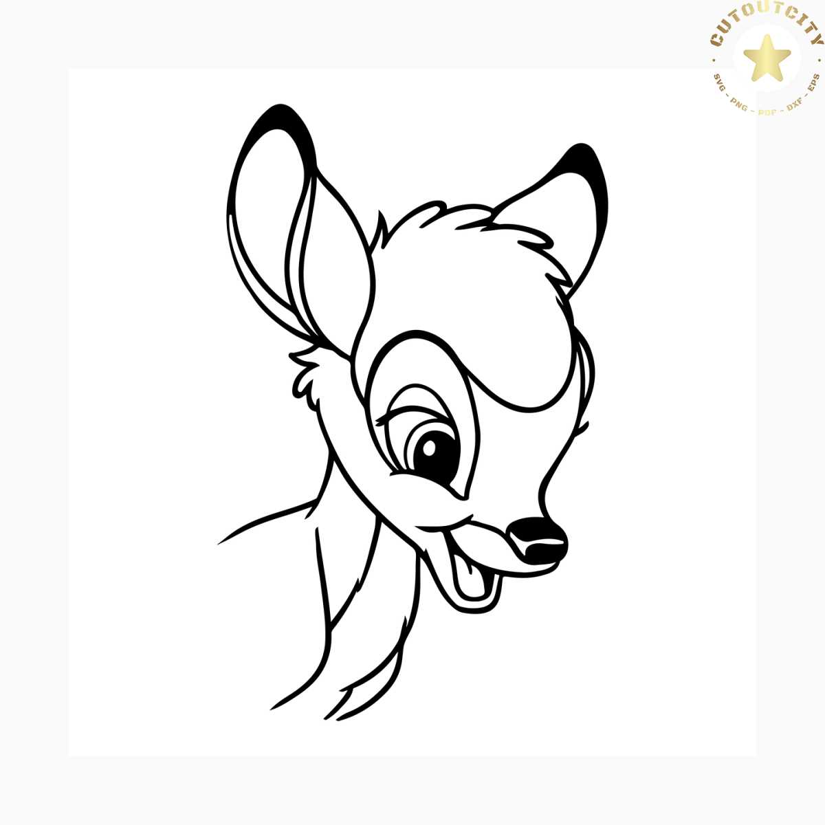 Bambi svg free, disney svg, cartoon svg, instant download, s | Inspire ...