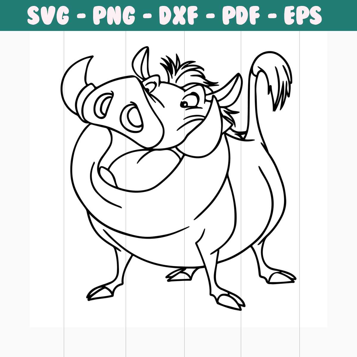 Pumbaa svg free, the lion king svg, pumba svg, instant downl | Inspire ...