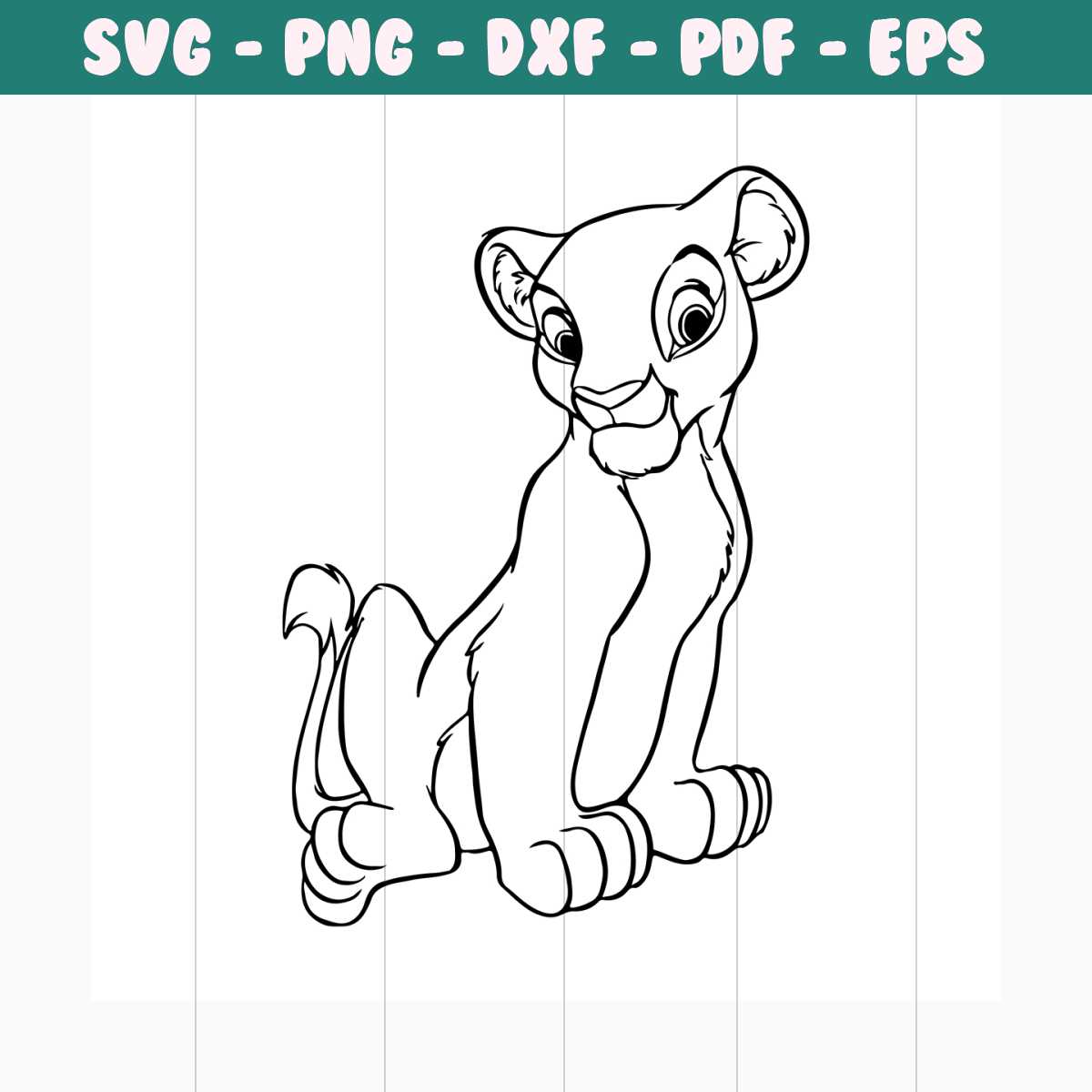 Nala svg free, free svg files disney, the lion king svg, ins - Inspire ...