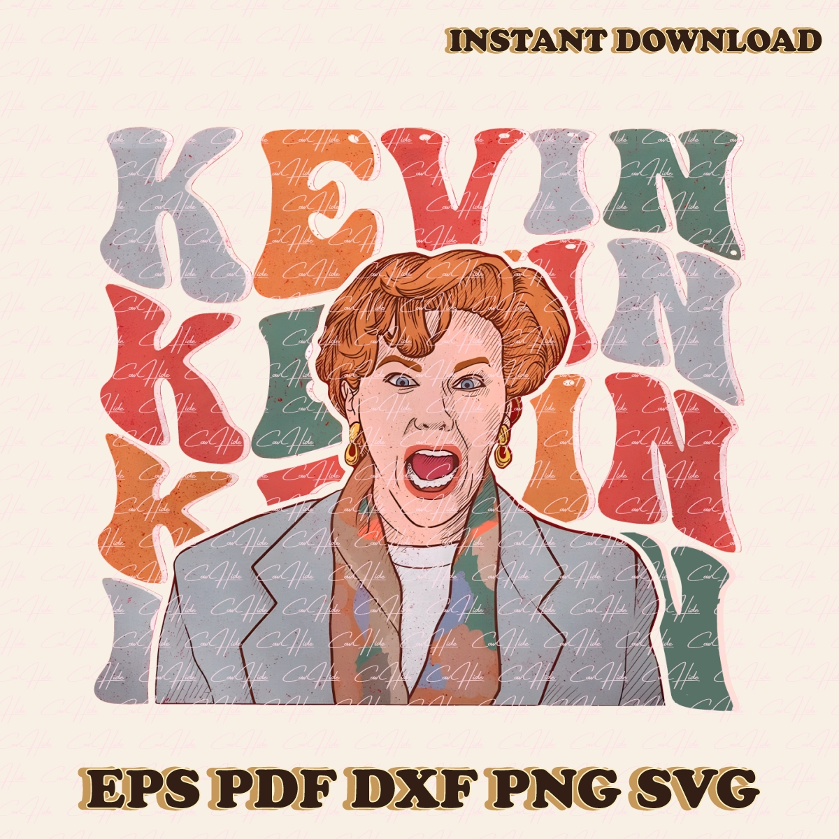 Scream All The Home Alone Kevin Png Sublimation Design Inspire Uplift