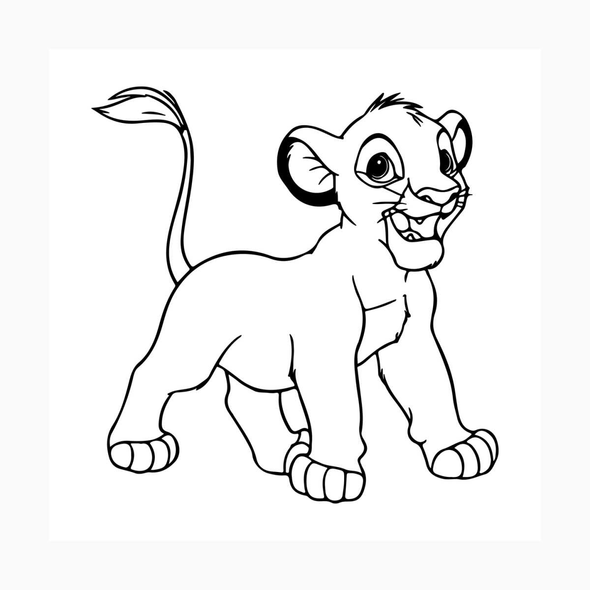 Simba svg free, disney svg, the lion king svg, instant downl | Inspire ...
