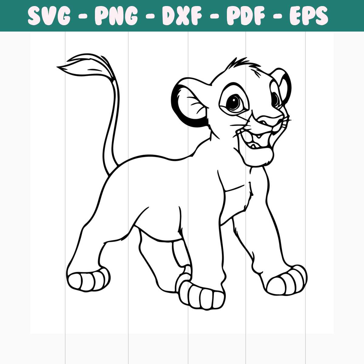 Simba svg free, disney svg, the lion king svg, instant downl | Inspire ...