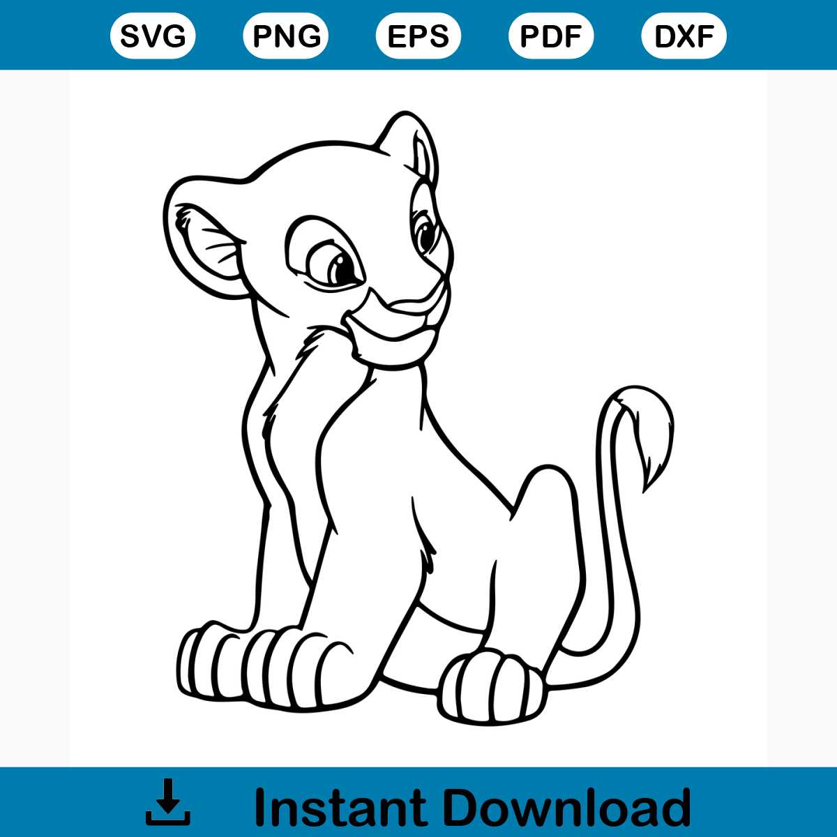 Nala svg free, the lion king svg, best disney svg files, ins - Inspire ...