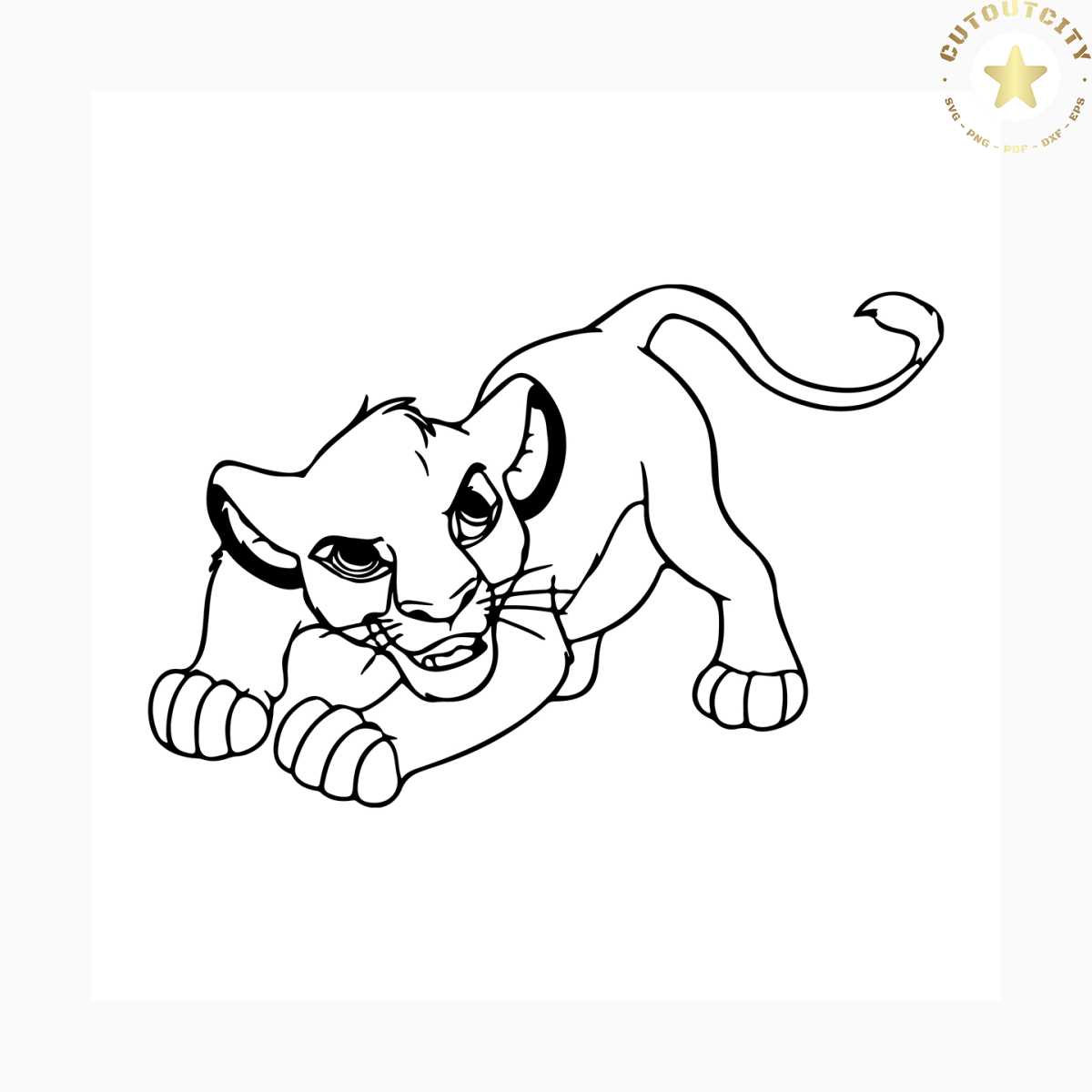 Simba svg free, cartoon svg, best disney svg files, instant - Inspire ...