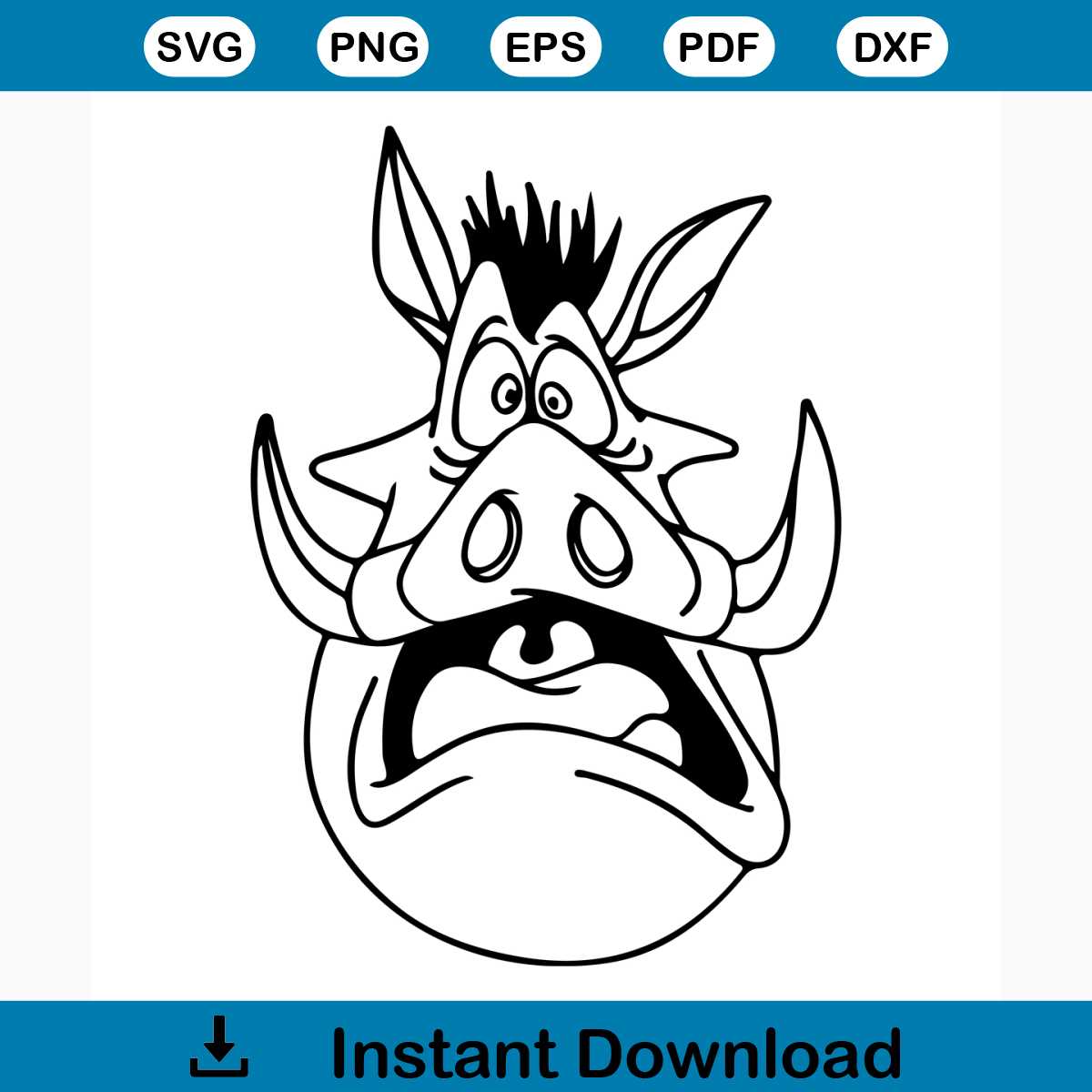 Pumbaa svg free, lion king svg, best disney svg files, insta - Inspire ...