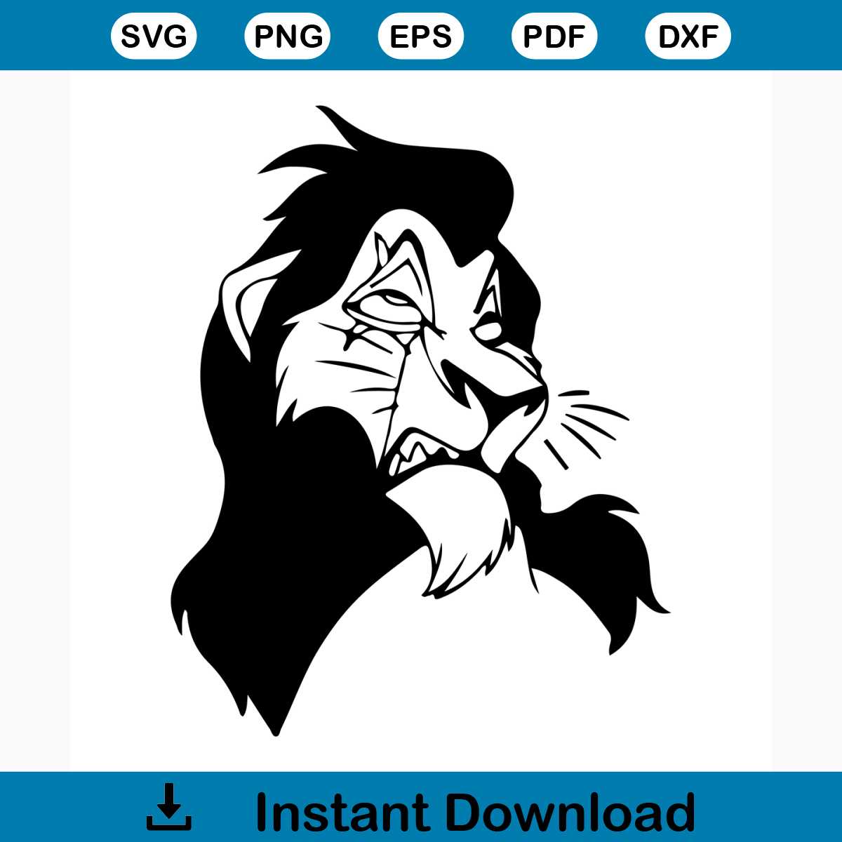 Scar svg free, the lion king svg, disney svg, instant downlo | Inspire ...