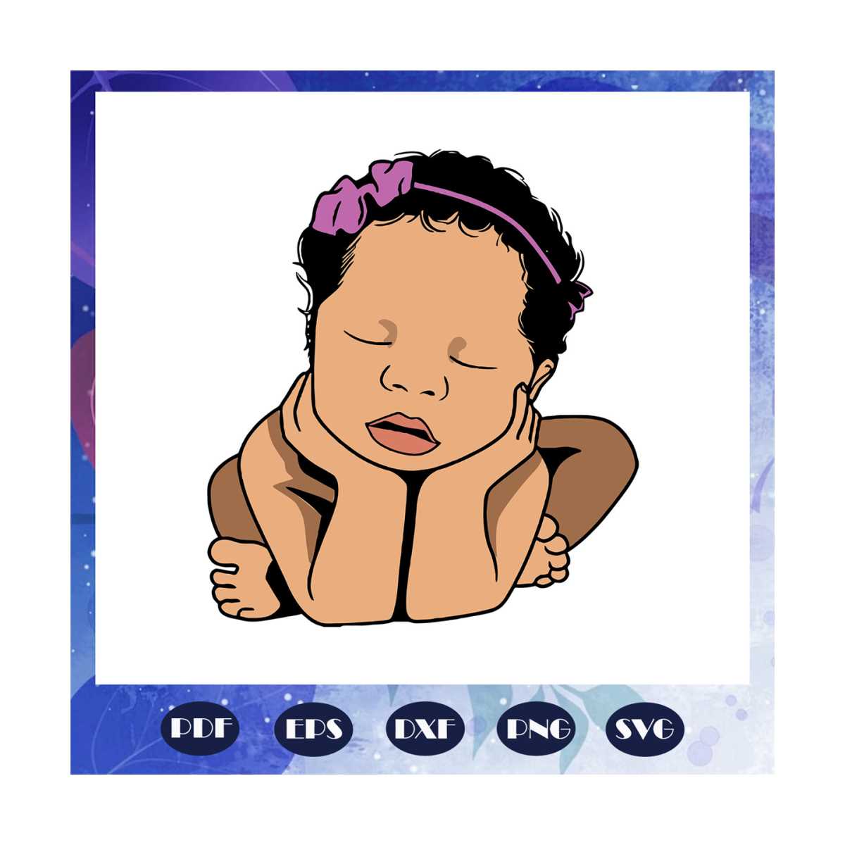 Baby girl sleeping, baby svg, love svg, baby svg, baby gift, | Inspire ...