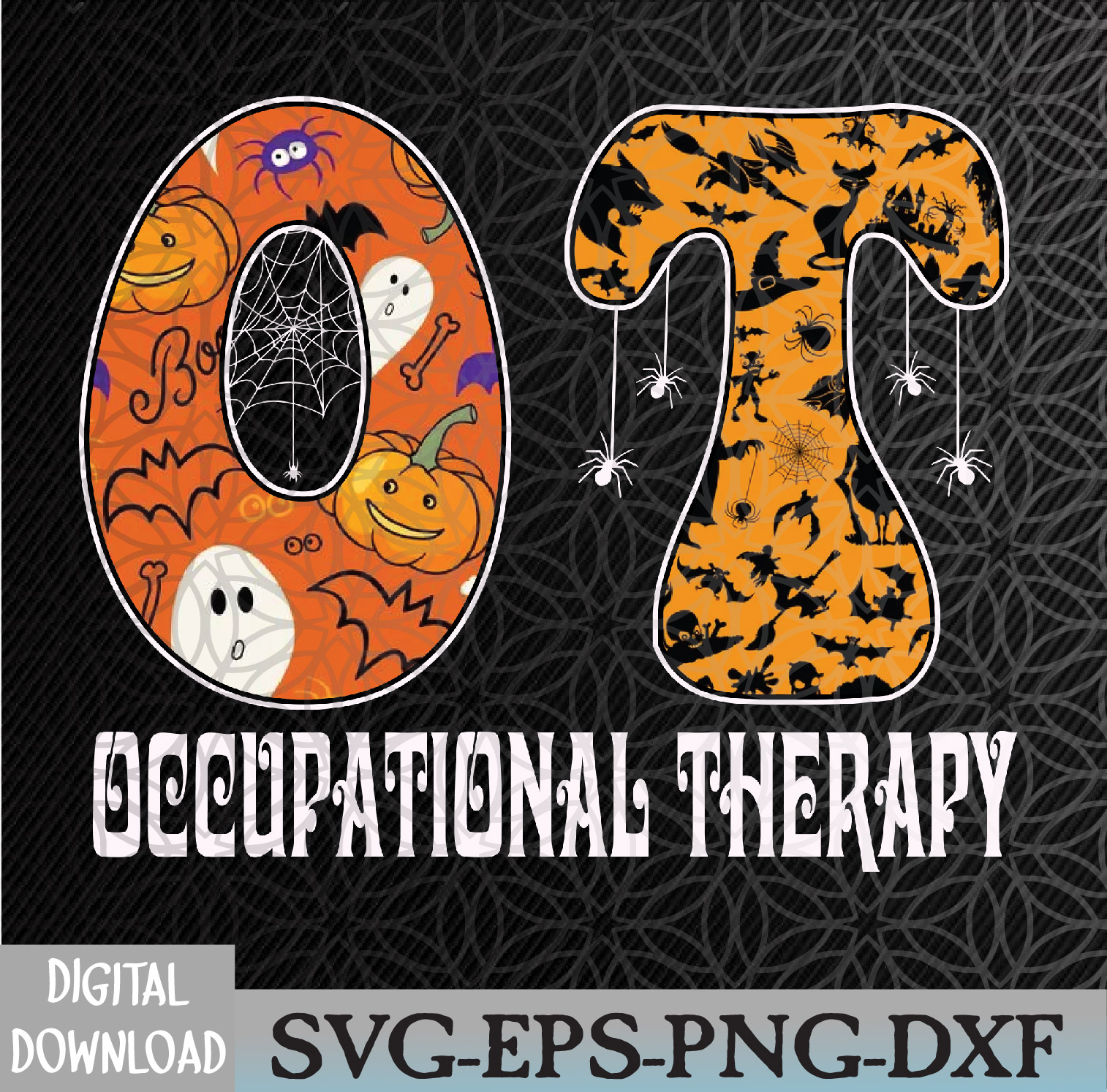 OT Occupational Therapy Therapist Halloween OTA spooky Svg, | Inspire ...