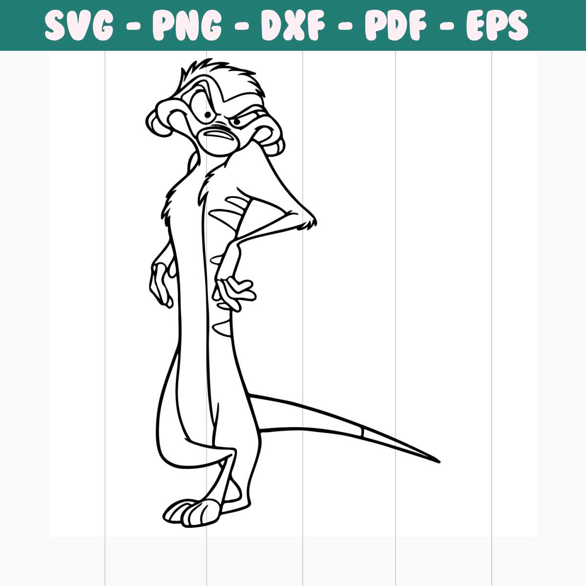 Timon svg free, lion king svg, disney svg, instant download, | Inspire ...