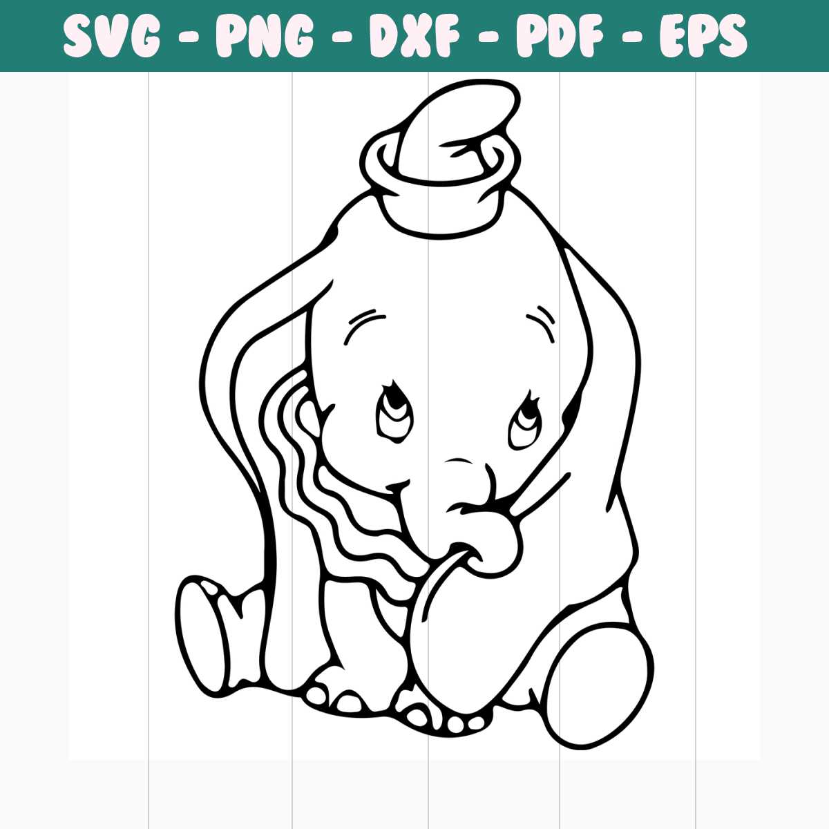Dumbo svg free, disney svg, cartoon svg, instant download, s | Inspire ...