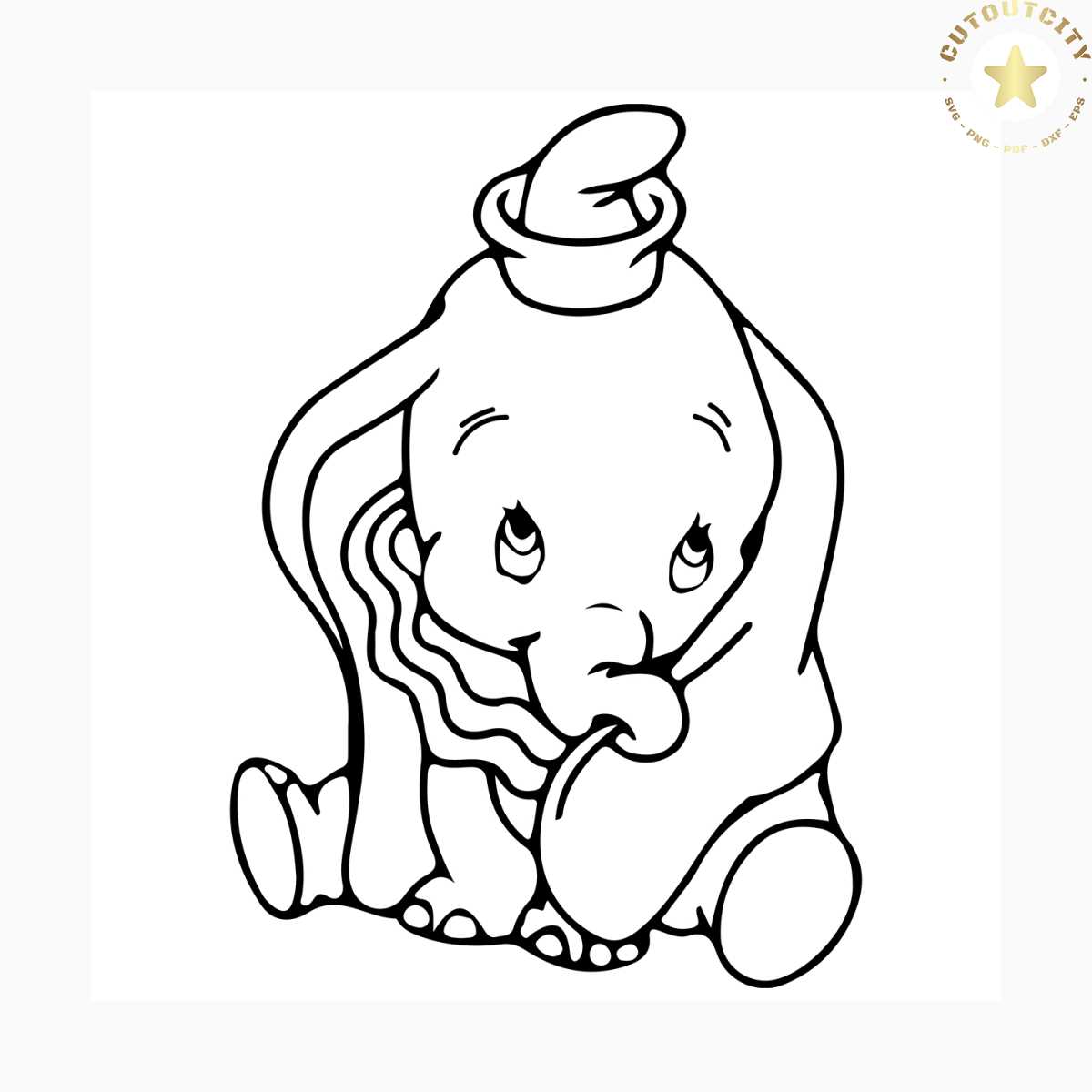 Dumbo svg free, disney svg, cartoon svg, instant download, s | Inspire ...
