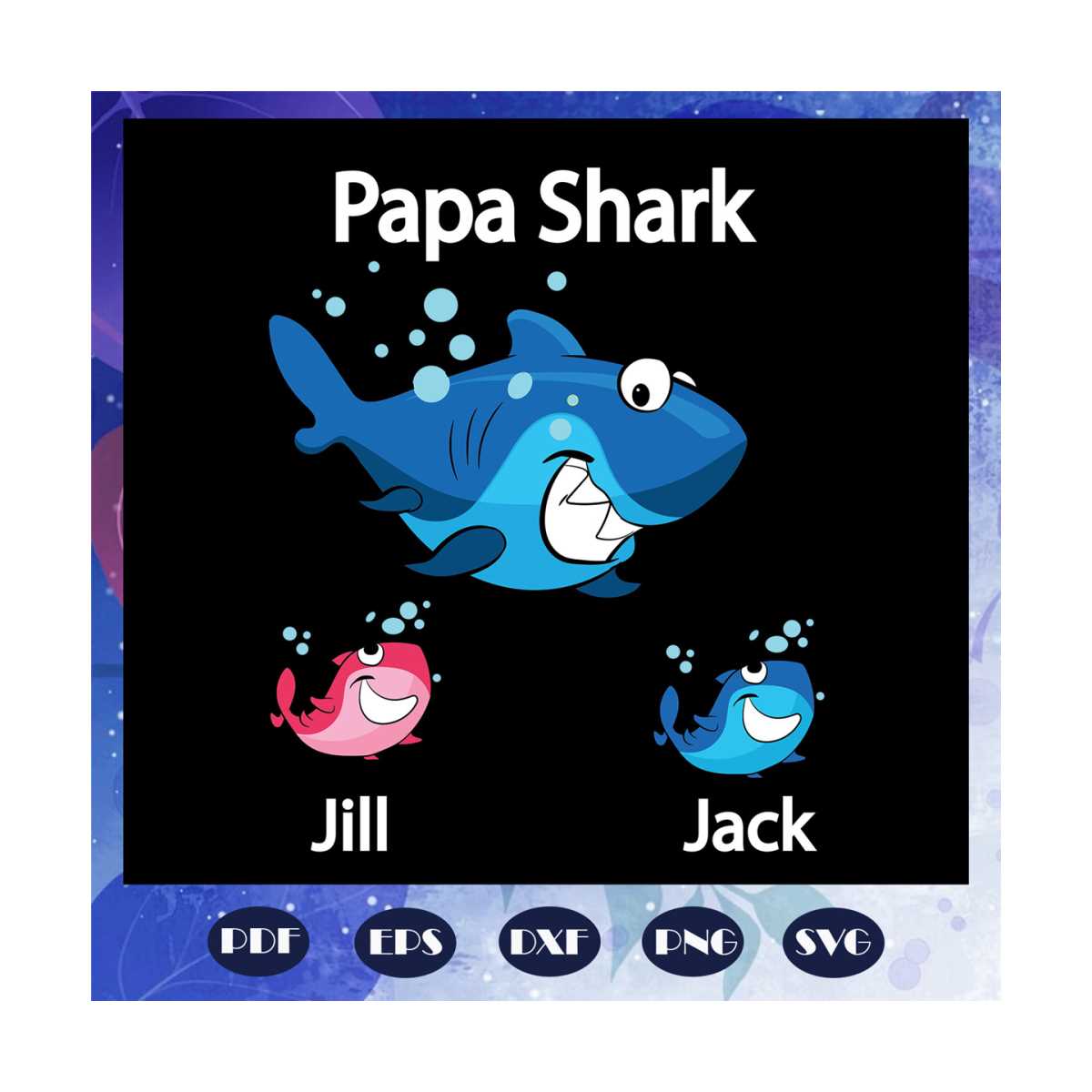 Papa shark svg, fathers day svg, fathers day gift, fathers d | Inspire ...