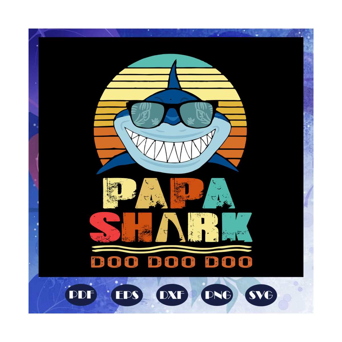 Papa shark doo doo doo svg, Shark Svg, Shark Lover Svg, Dadd | Inspire ...
