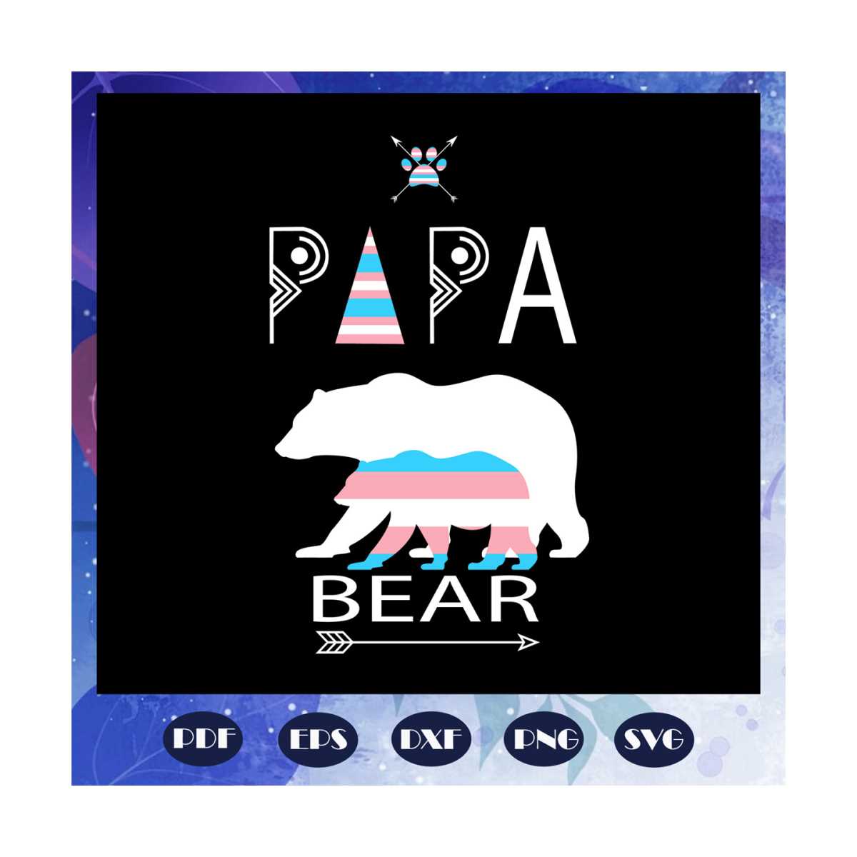 Papa bear svg, papa svg, bear svg, daddy svg, fathers day sv | Inspire ...