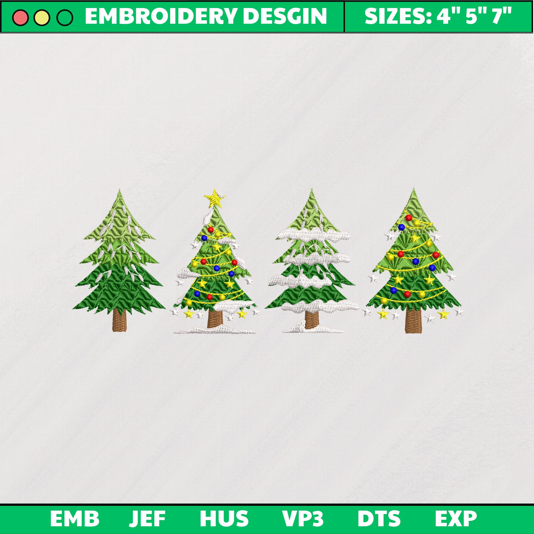 Christmas Tree Embroidery Designs, Christmas Embroidery Desi - Inspire ...