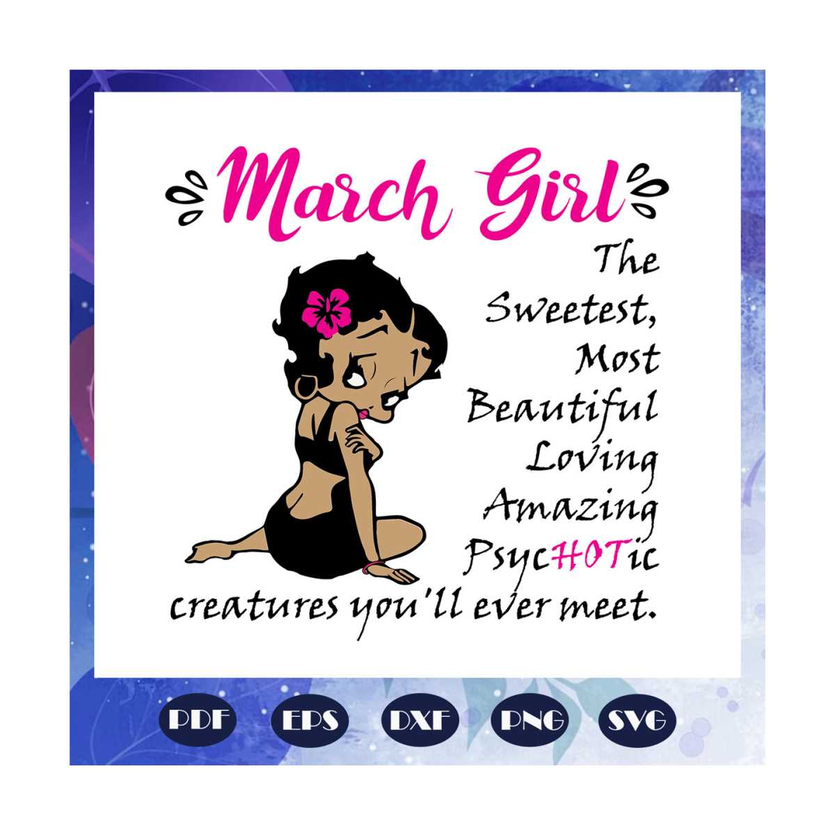 March Girl Svg, Girl Born In March Svg, March svg, queen svg | Inspire ...