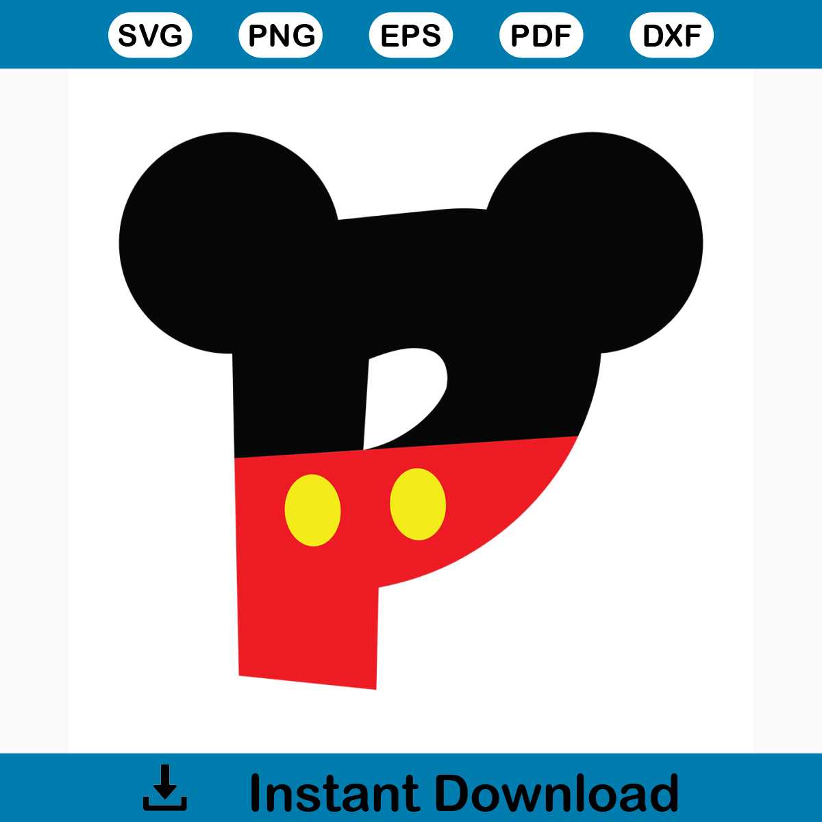 Micky font svg free, p svg, disney svg, instant download, si | Inspire ...