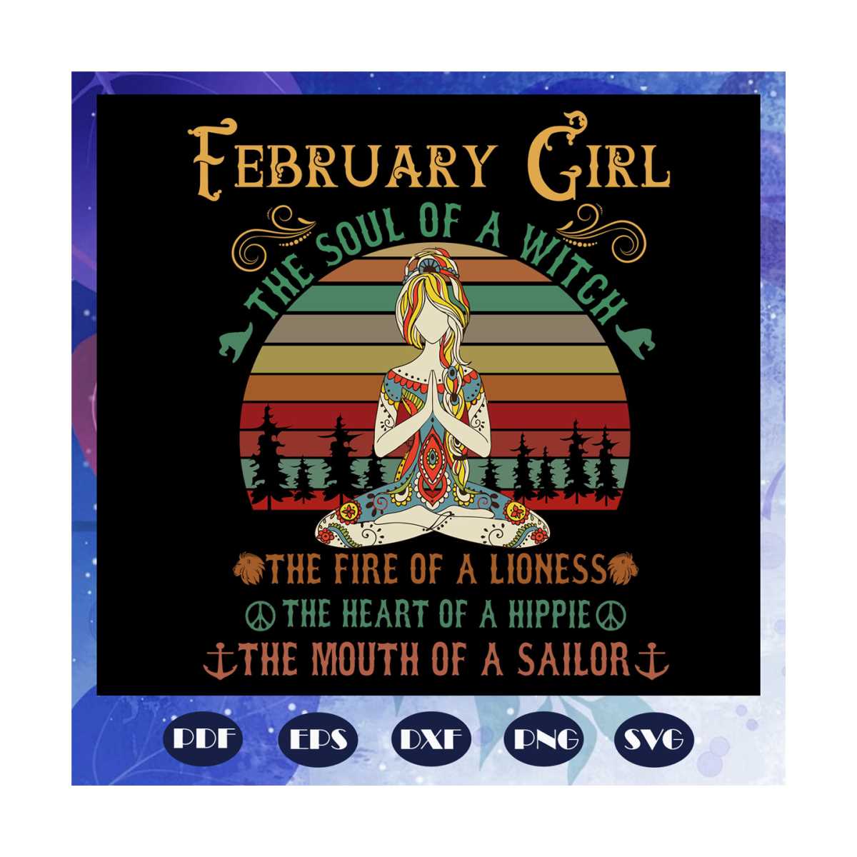 February Girl Svg, Girl Born In February Svg, Queens Born In - Inspire ...