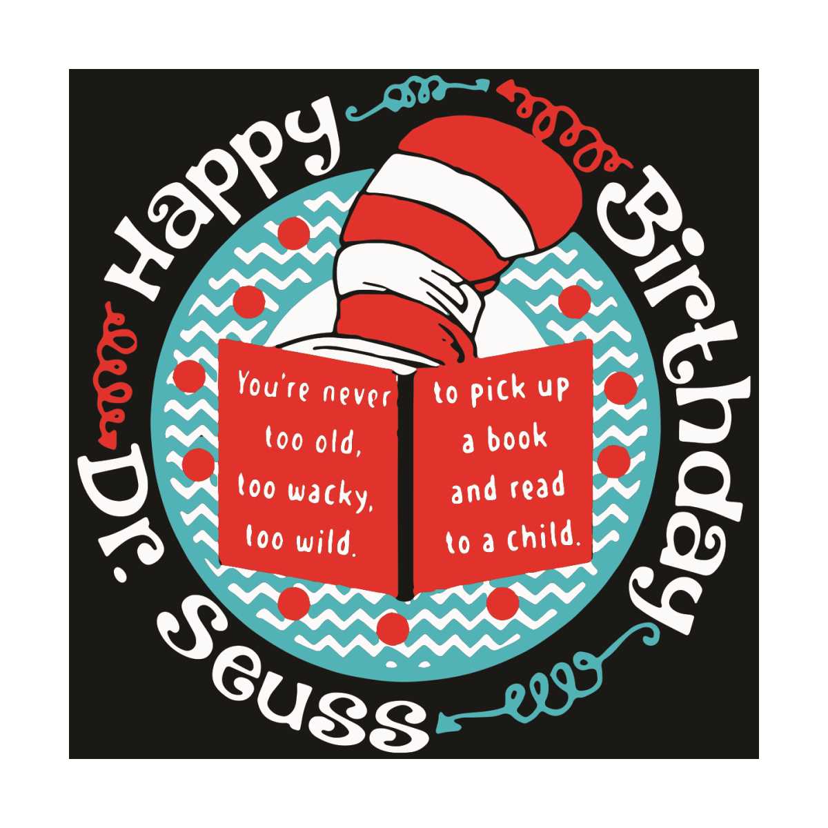Happy Dr Seuss Birthday Svg, Dr Seuss Svg, Dr Seuss Birthday | Inspire ...