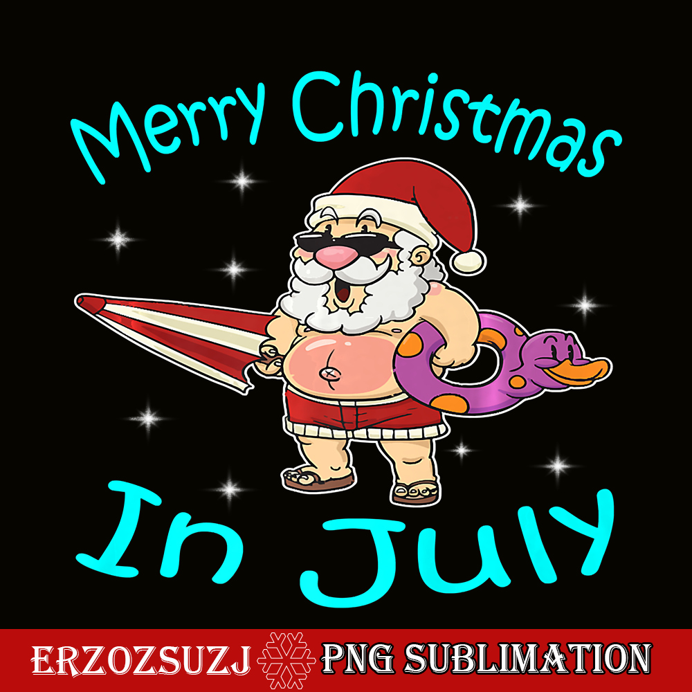 Cute Santa Claus PNG, Santa Claus With Bathing Suits PNG, Sa | Inspire ...
