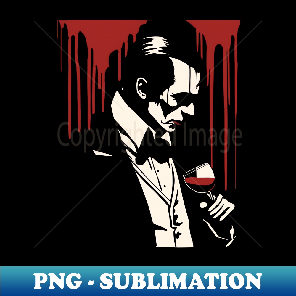 Bloody Elegance Draculas Sip of Immortality - Premium Sublim - Inspire ...
