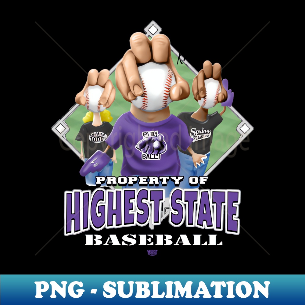 Knucklehead for Highest State Baseball - Professional Sublim | Inspire ...