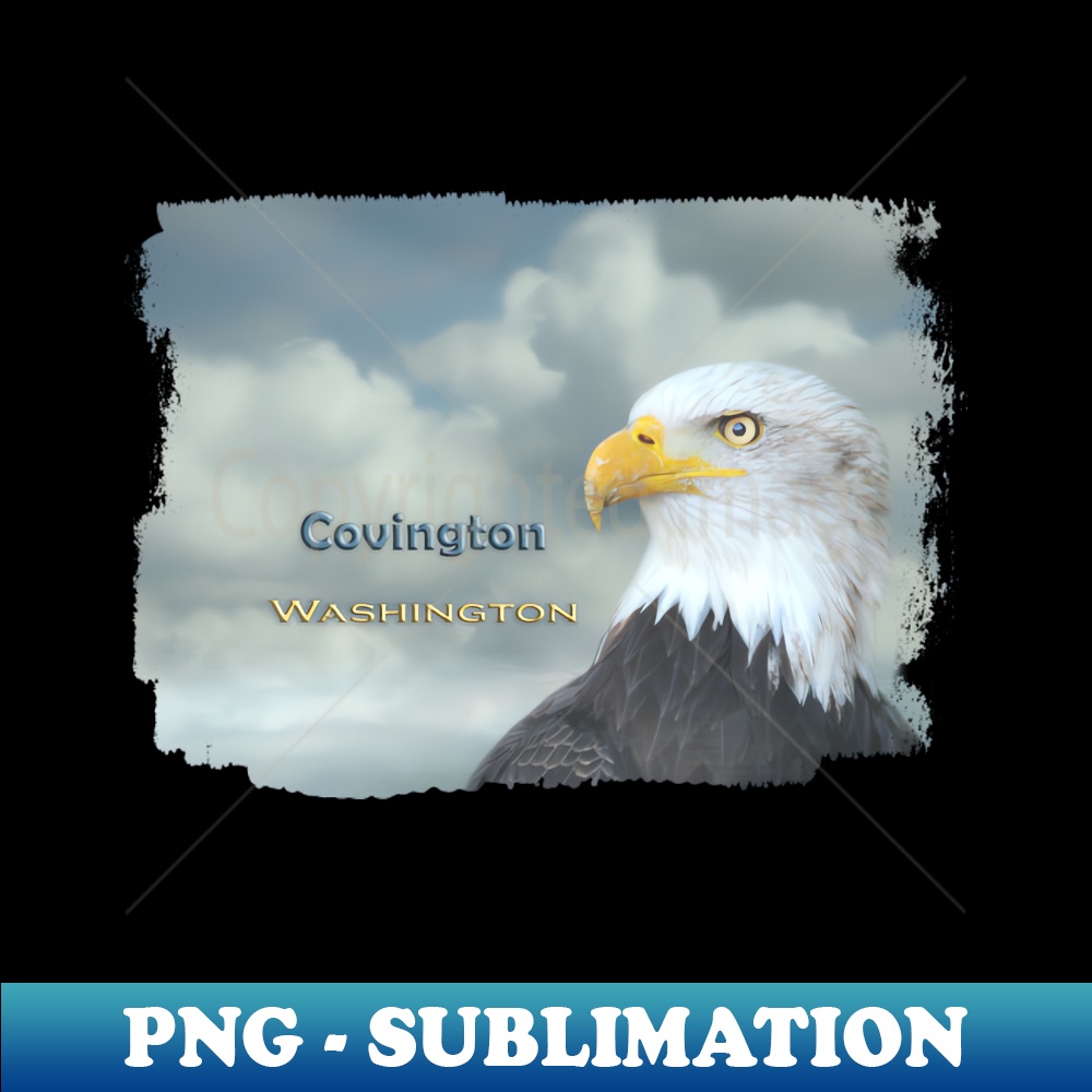 Bald Eagle Covington WA - High-Quality PNG Sublimation Downl | Inspire ...