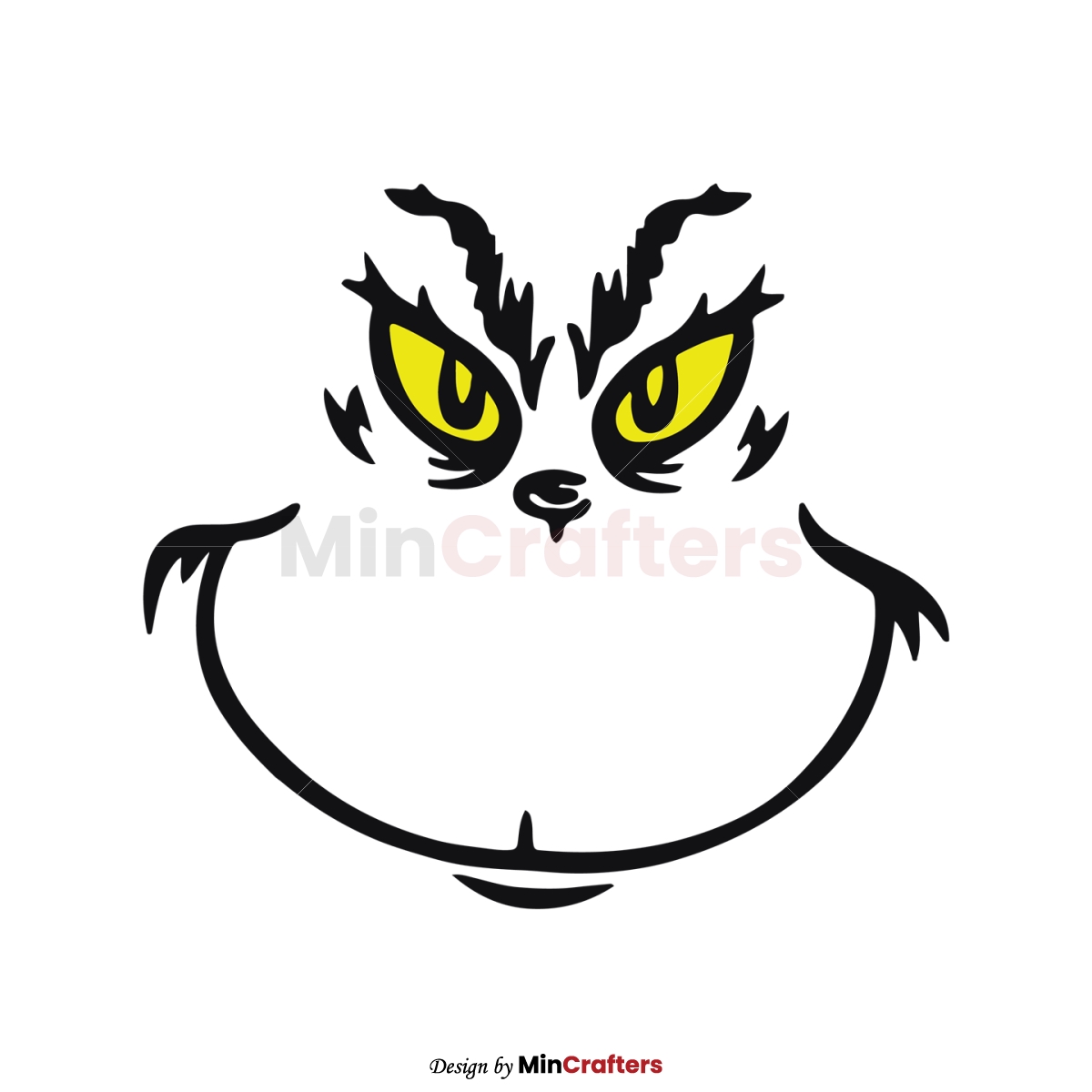 Grinch Face Funny Grinchmas Era SVG Graphic Design File | Inspire Uplift