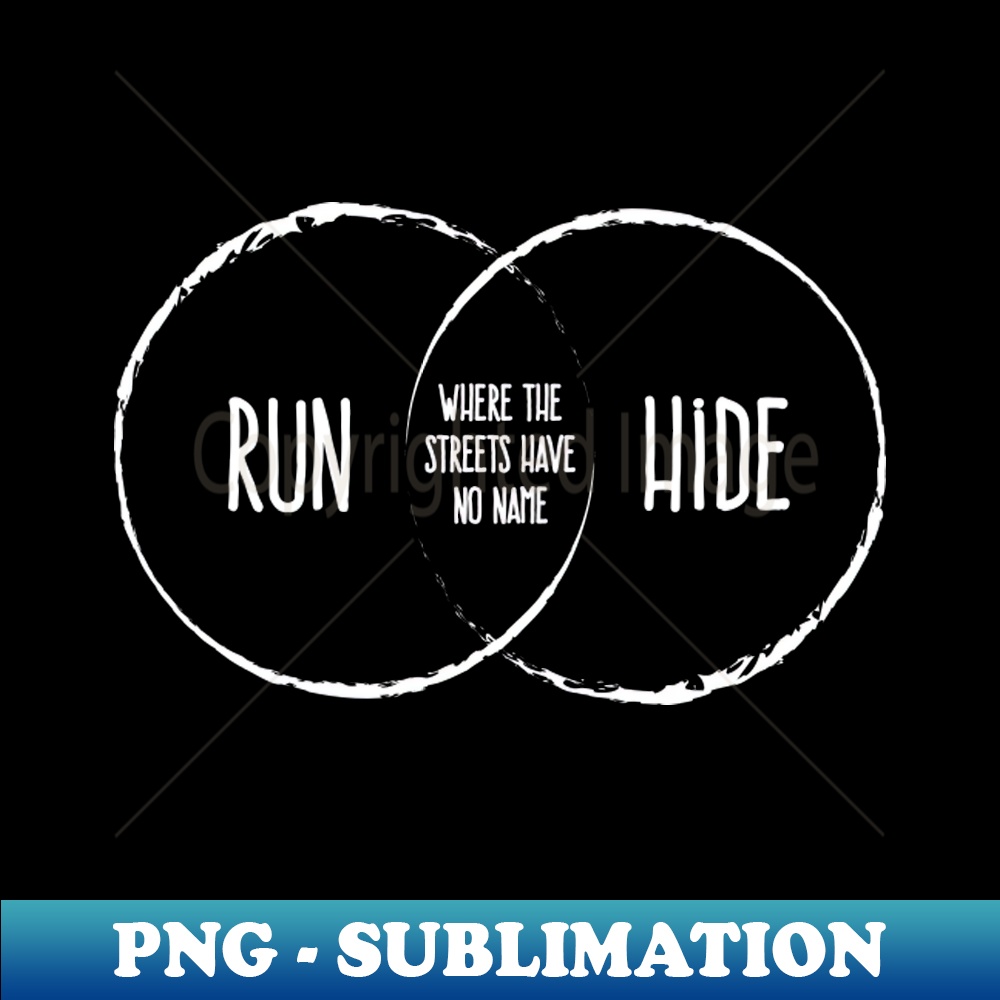 Run and Hide Venn Diagram - Digital Sublimation Download Fil | Inspire ...