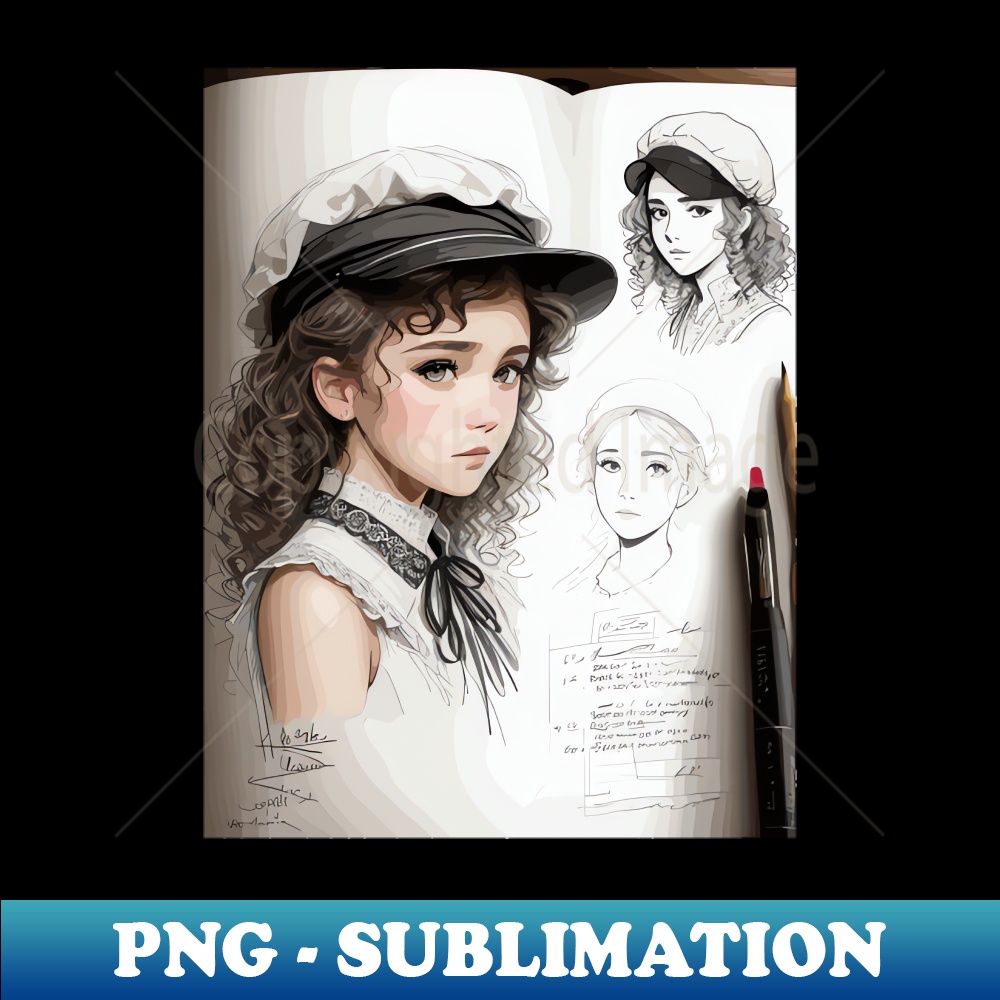 Pencil drawing Portrait of a young lady - PNG Transparent Su | Inspire ...