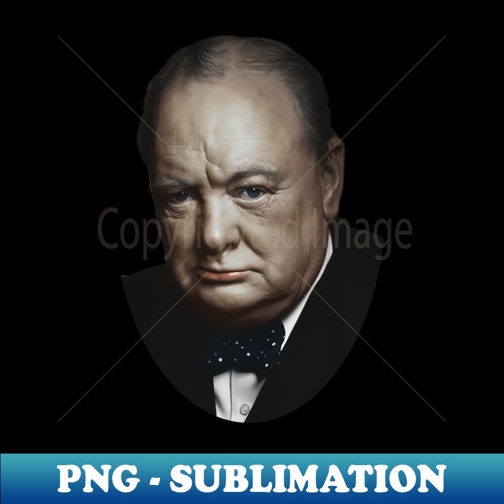 Winston Churchill Portrait - The Roaring Lion - Colorized - | Inspire ...