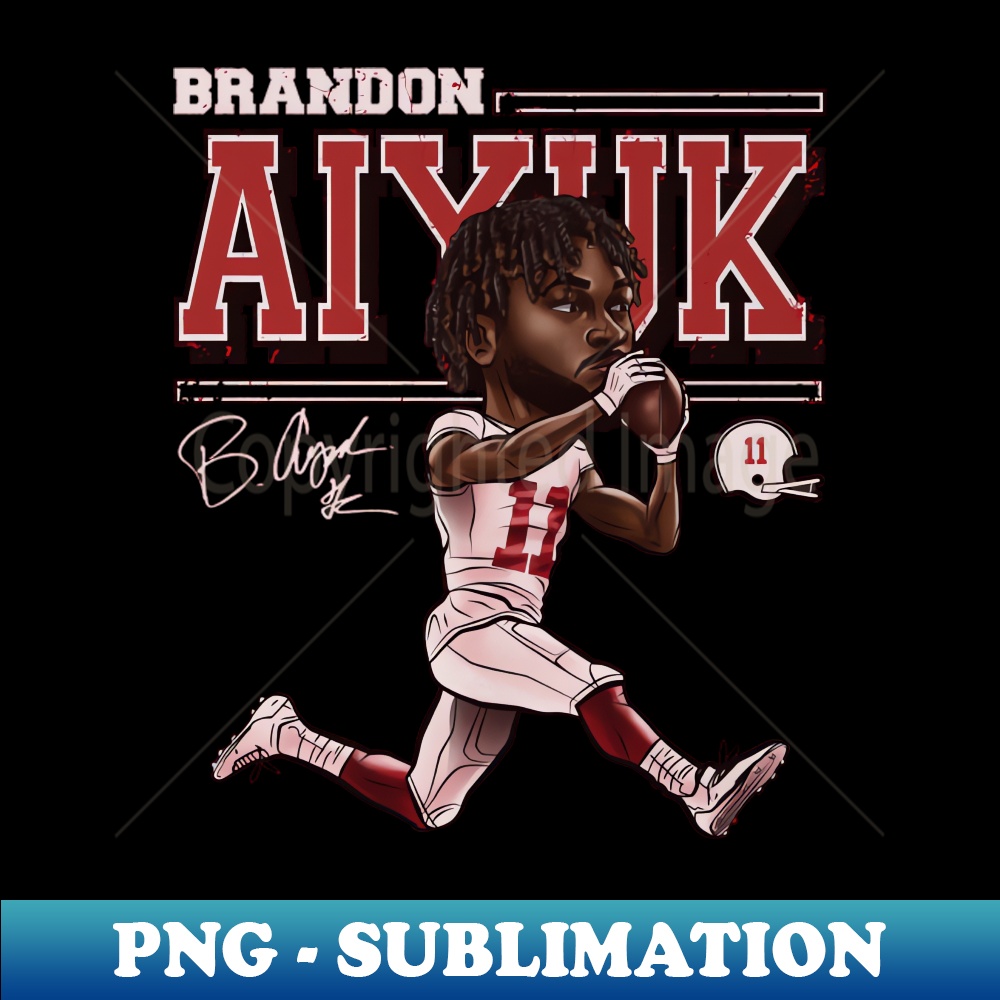 Brandon Aiyuk San Francisco Cartoon - High-Resolution PNG Su | Inspire ...