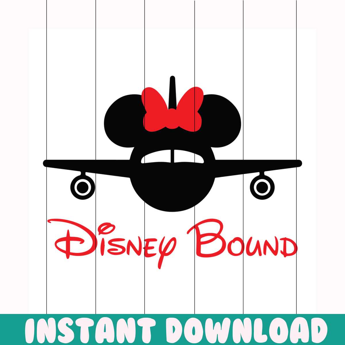 Disney Bound Plane Minnie Svg, Disney Svg, Disney Bound Svg, | Inspire ...