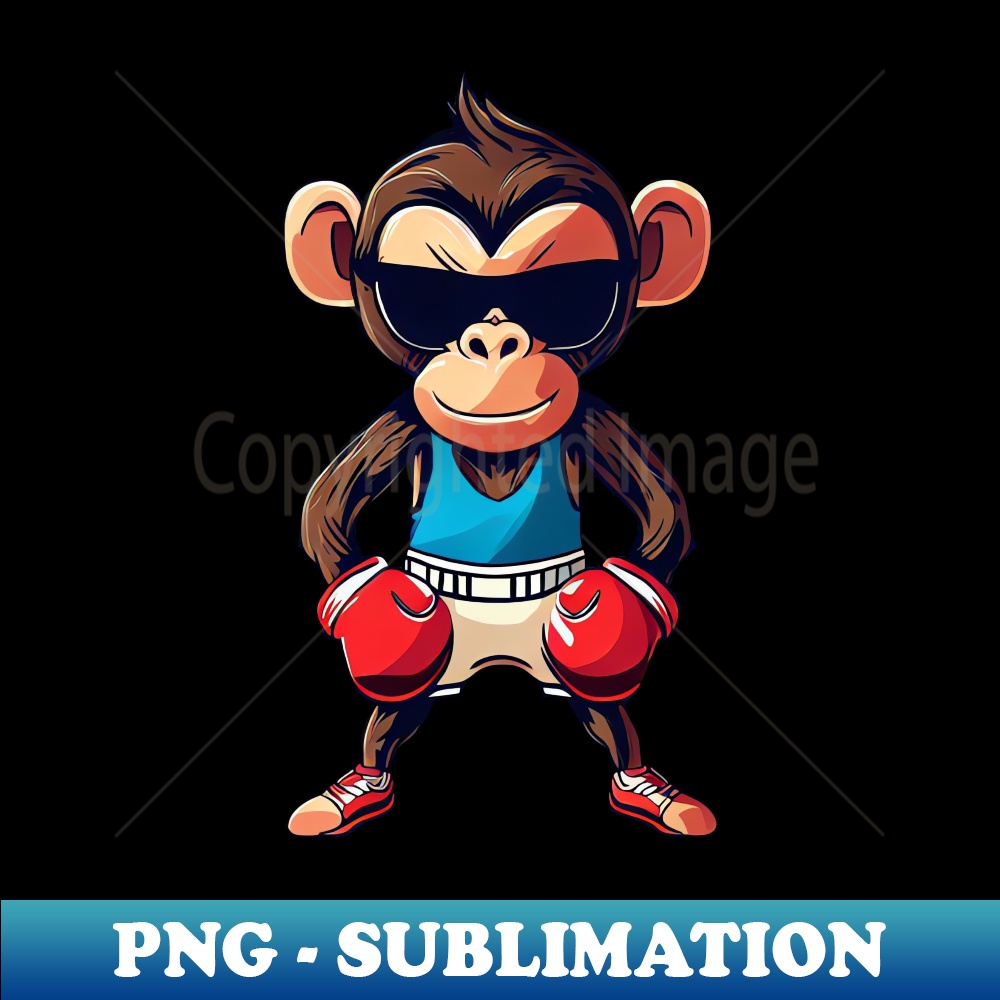Monkey Boxing - Unique Sublimation PNG Download - Stunning S | Inspire ...