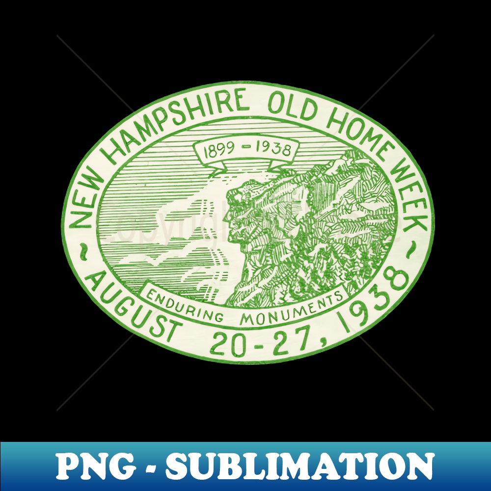 1938 New Hampshire Old Home Week - High-Resolution PNG Subli - Inspire ...