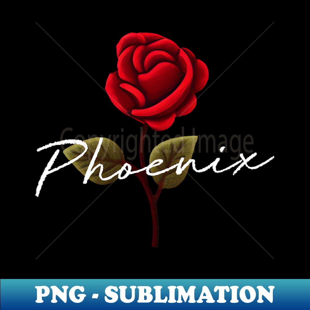 Phoenix Rose - Exclusive PNG Sublimation Download - Perfect | Inspire ...