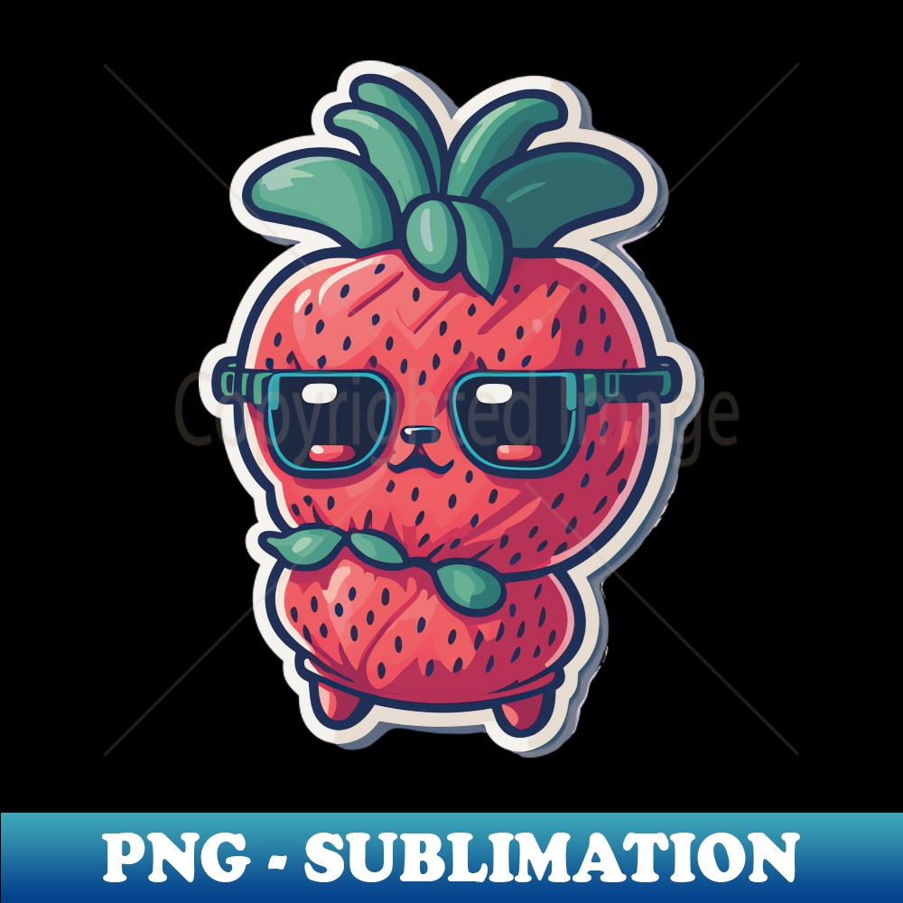 Happy strawberry - Instant Sublimation Digital Download - En - Inspire ...