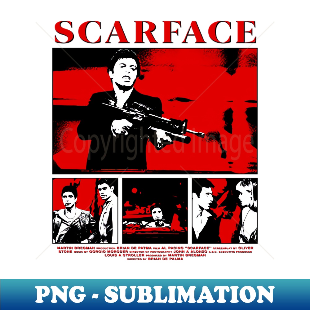 scarface - Exclusive PNG Sublimation Download - Bold & Eye-c | Inspire ...