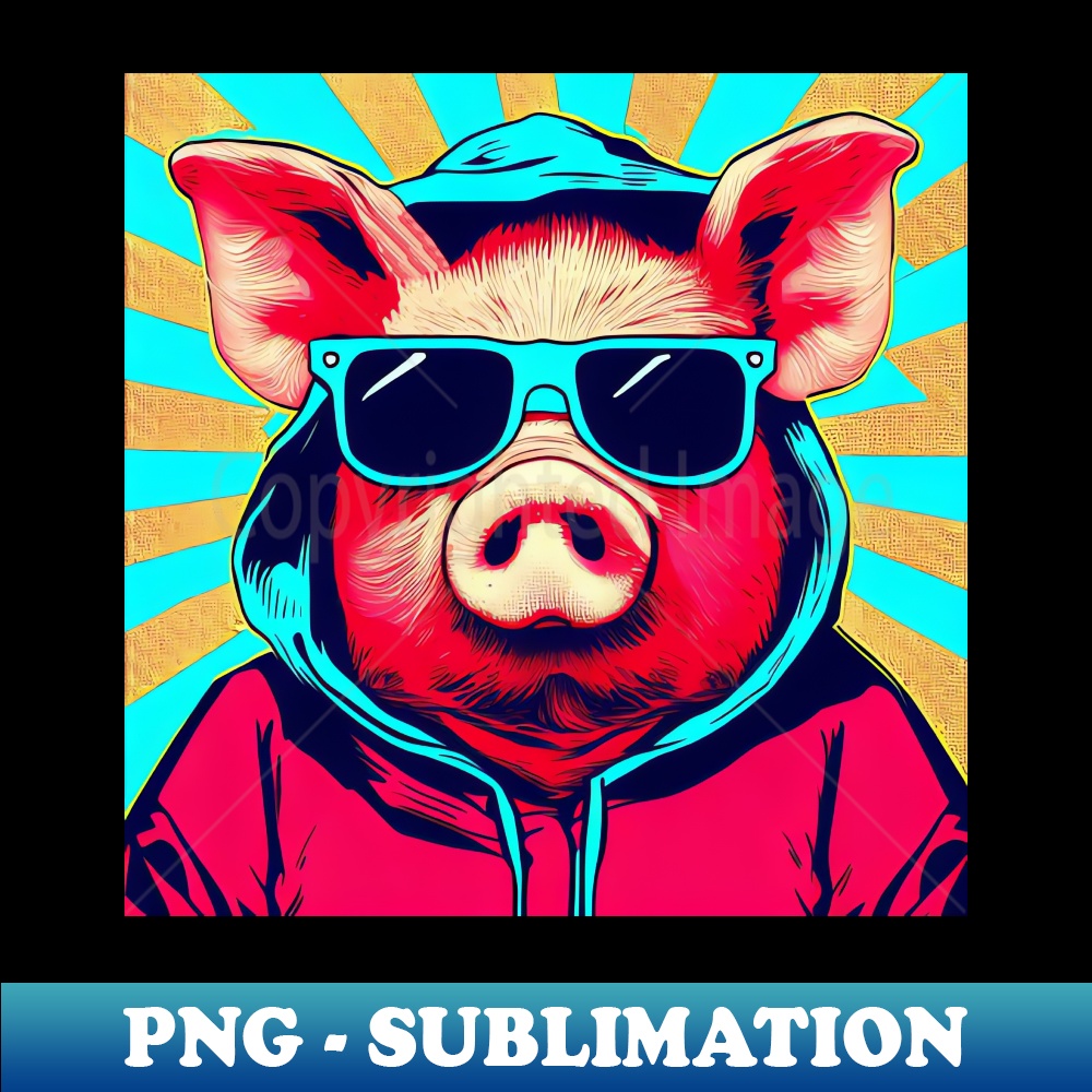 Pig Freestyle - PNG Transparent Digital Download File for Su | Inspire ...
