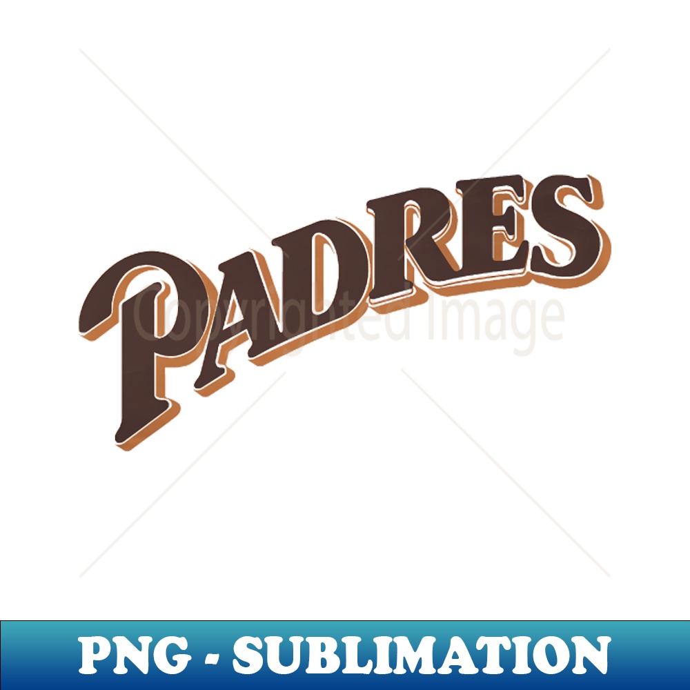 classic padres - PNG Transparent Sublimation File - Vibrant - Inspire ...
