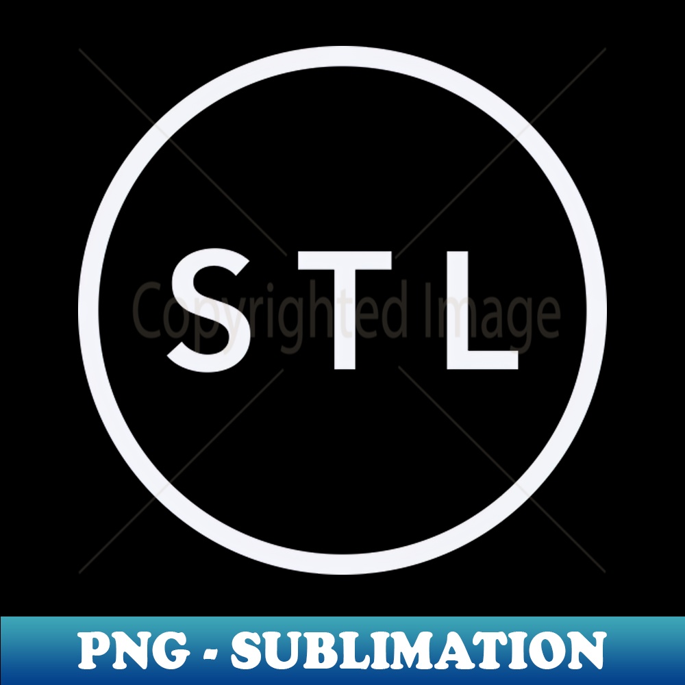 St Louis STL Circle T-Shirt - High-Resolution PNG Sublimatio - Inspire ...